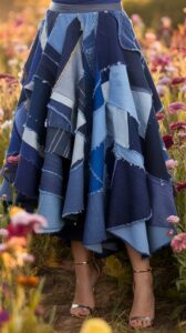 21 Beautiful Denim Skirt Outfit Ideas - Dollar O Rama